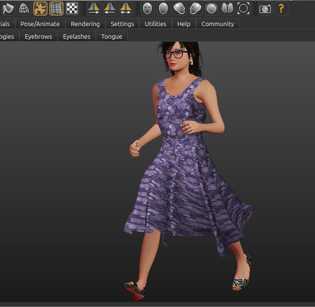 makehuman作成のキャラをmpfbにもってくる: BlenderでファンタジーCG！