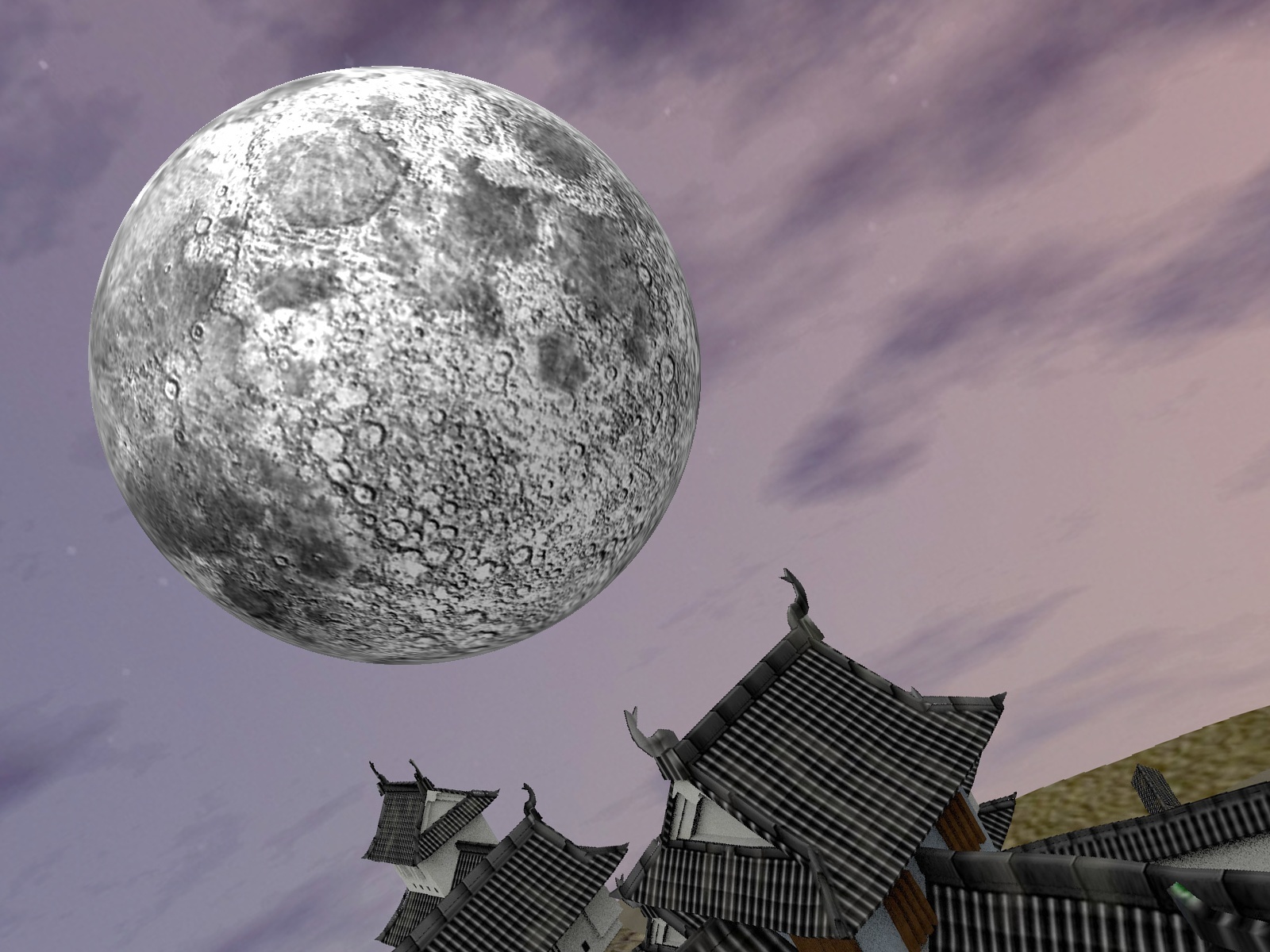 地球の次は月: BlenderでファンタジーCG！