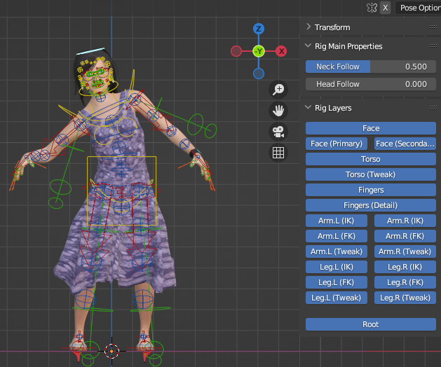 makehuman作成のキャラをmpfbにもってくる: BlenderでファンタジーCG！