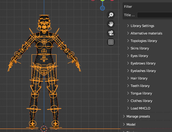 makehuman作成のキャラをmpfbにもってくる: BlenderでファンタジーCG！