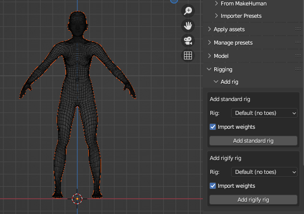 makehuman作成のキャラをmpfbにもってくる: BlenderでファンタジーCG！
