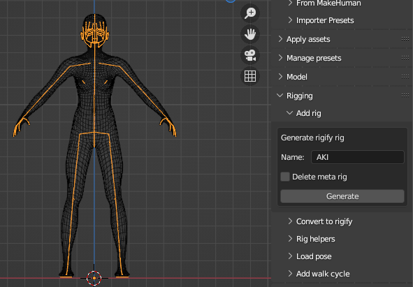 makehuman作成のキャラをmpfbにもってくる: BlenderでファンタジーCG！